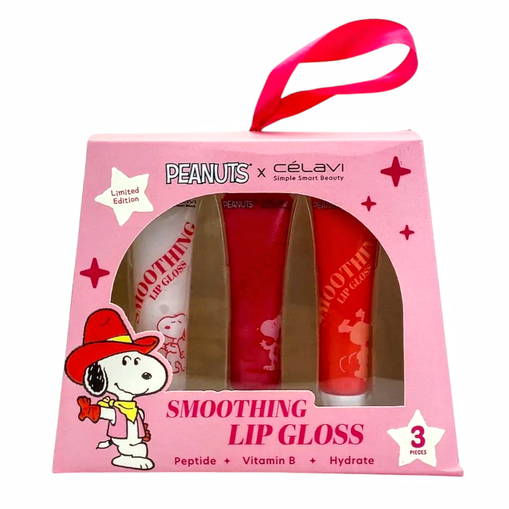 Kit de Lipgloss Célavi x Peanuts Smoothing Lip Gloss Set – Hi Beauty ...