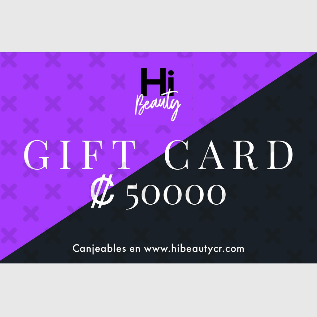 Gift Card ₡50000 – Hi Beauty Cosmetics